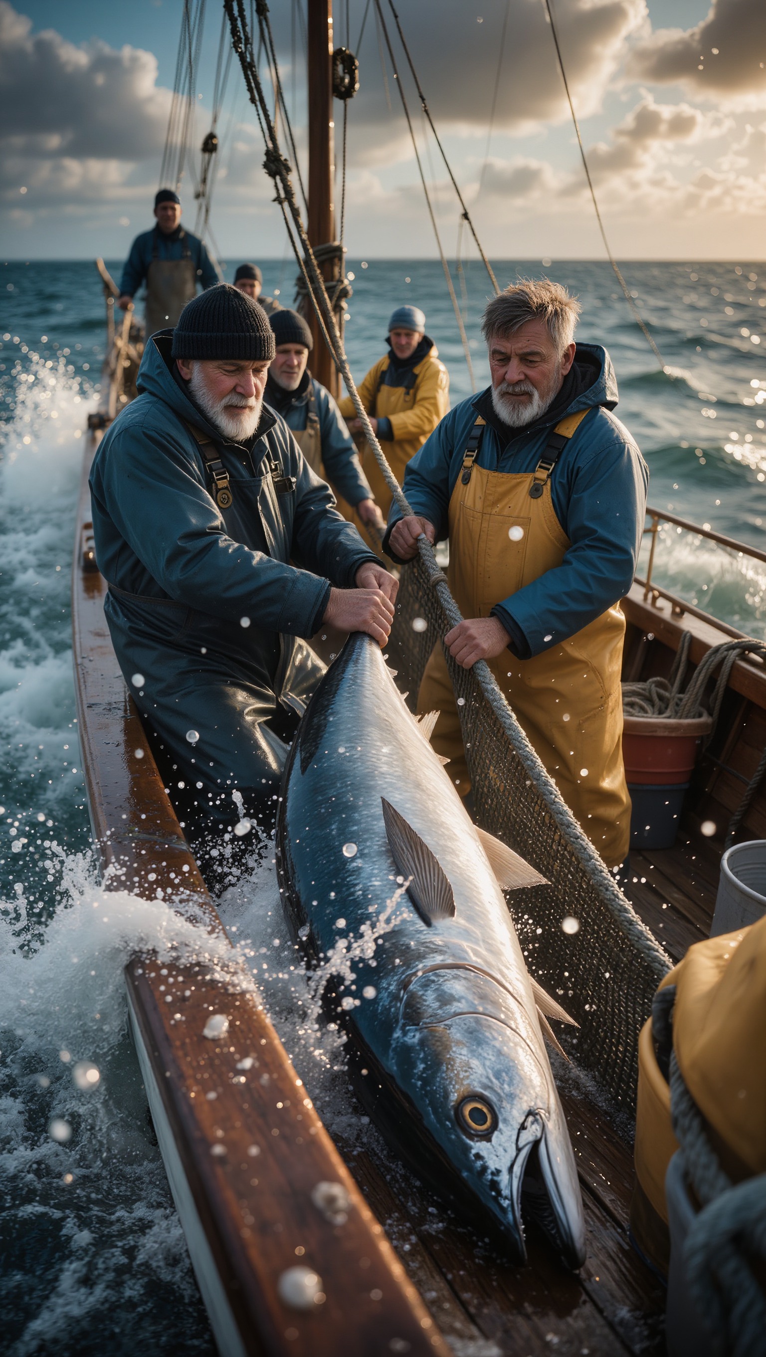 Fiskare fångade en enorm, märklig fisk i havet – och när de tittade ...